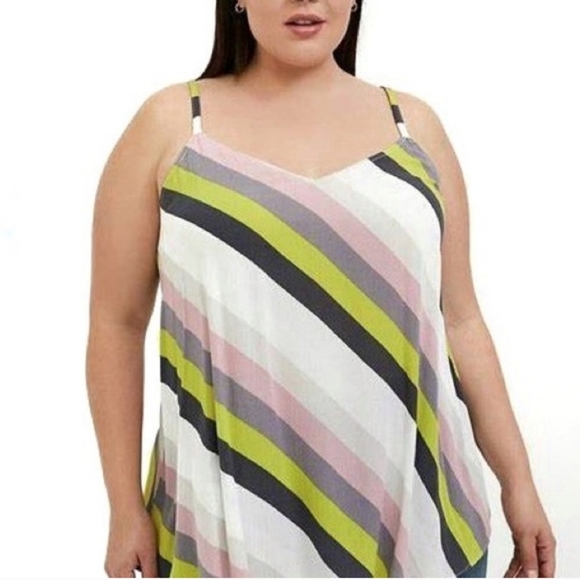 torrid | Tops | Torrid Sofie Strappy Striped Gauze Lightweight Cami ...